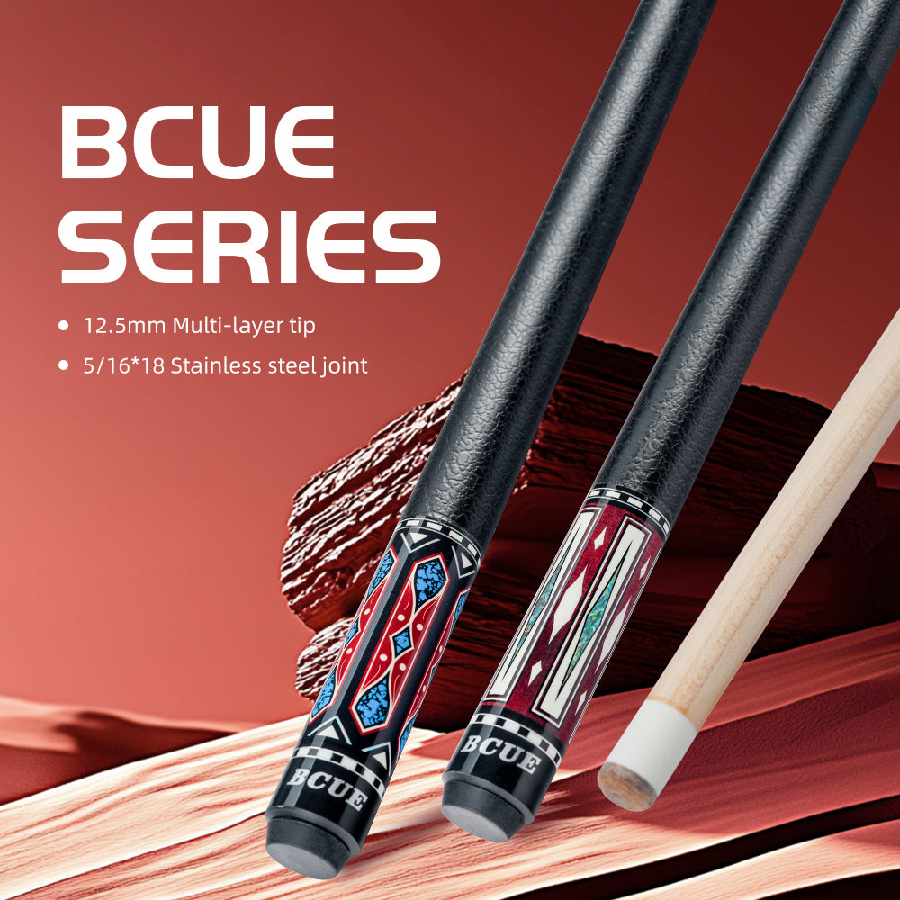 BCUE Maple Pool Cue Stick 58" Pool Sticks for adults Professional Bill ...