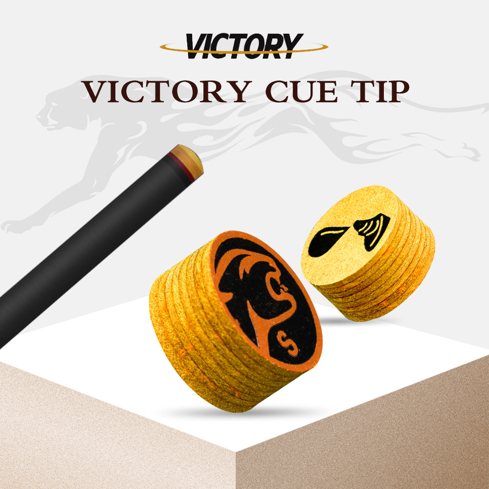 PREOAIDR Victory Tip 14mm Tip 8 layers Leather Pool Cue Billar Tip Cos ...