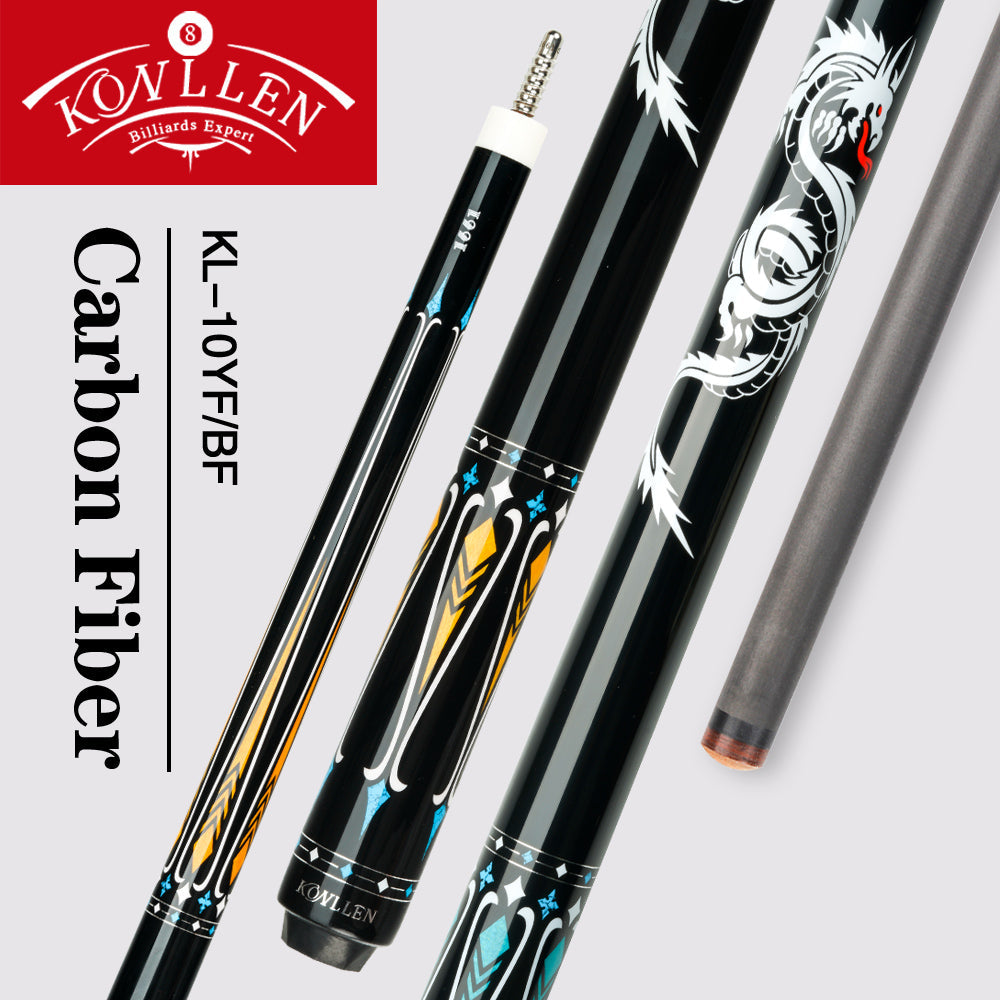 NEW Konllen Cue Carbon Technology Carbon Fiber Pool Cue Shaft 12.5mm K ...