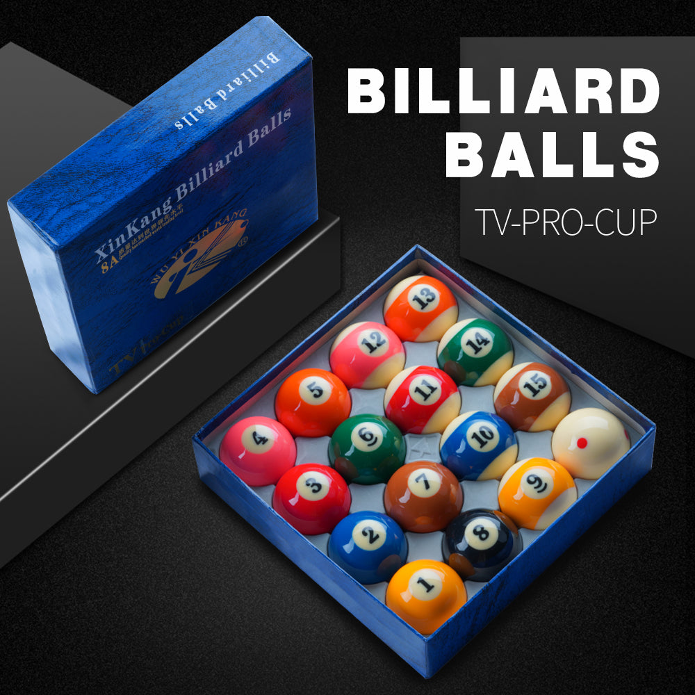 XinKang Billiard Balls 57.2mm Pool Balls Standard 16 Balls Set Phenoli ...